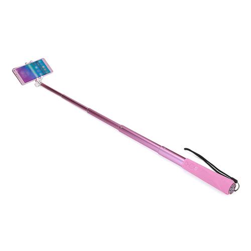 Pearlty Folding Plus 90cm Intergrated Selfie Stick - Pink