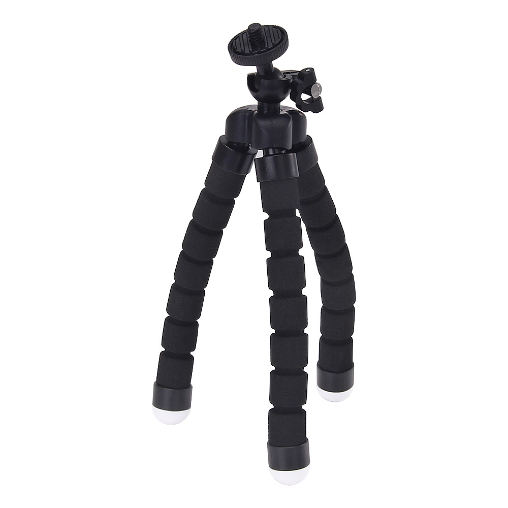 Mini Octopus Style Flexible Stand Tripod - Black