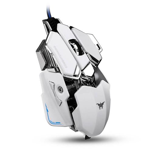 Combaterwing CW-80 Professional Programmable Gaming Mouse - White