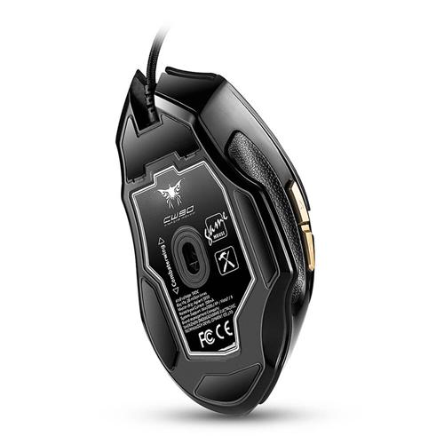 Combaterwing CW-90 6 Keys Optical Gaming Mouse - Black