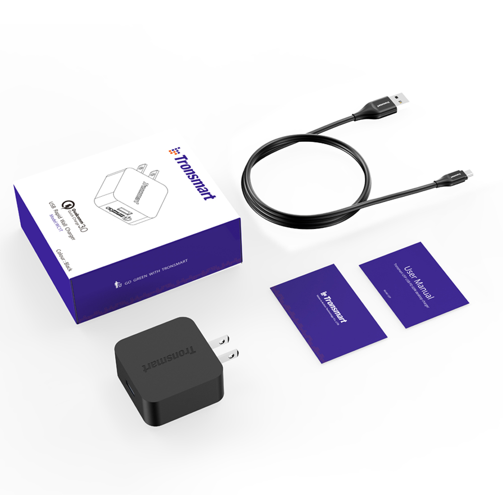 Tronsmart Quick Charge 3.0 USB Rapid Wall Charger US Plug
