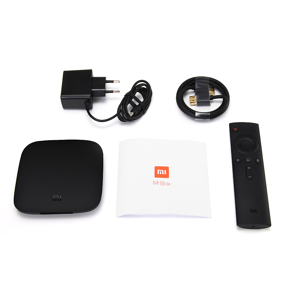 XIAOMI Mi Box 4K H.265 Android Box+iPazzPort German Backlit Keyboard