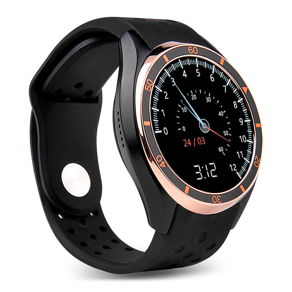 Package B IQI I3 3G Smart Watch Phone-Gold