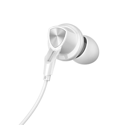 Baseus P04 8 Pin Earphone with Mic White