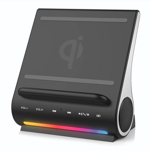 AZPEN DockAll D-100 Wireless Charger Bluetooth Speaker
