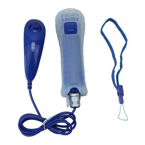 Wii Remote and Nunchuk Controller Blue