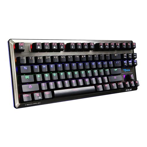 E-3LUE K727 87 key Mechanical Keyboard Black Switch Black