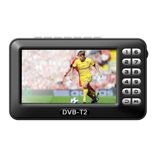 DT001 DVB-T2 800*480P Mobile Digital TV