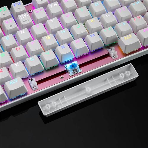 Motospeed CK104 Wired Gaming Mechanical Keyboard Blue Switch - Pink