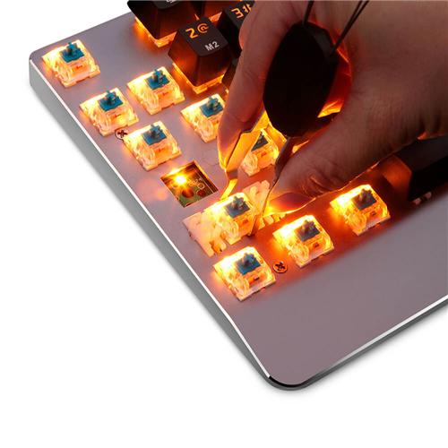 ONE UP K8 Mechanical Keyboard Orange Backlit