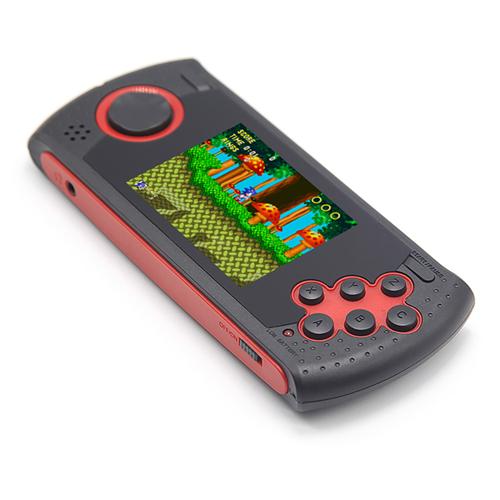 3 Inch 16 Bit Handheld Game Console Red and Black