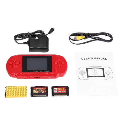 3 Inch 16 Bit Handheld Game Console Red
