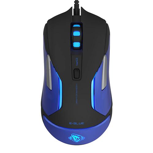 E-3LUE M668 Optical Gaming Mouse - Black+Blue