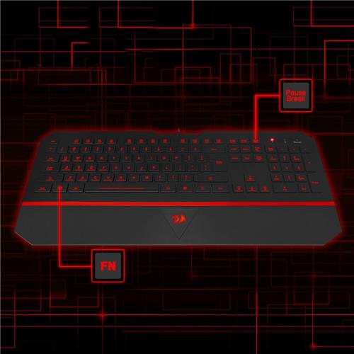 Redragon Karura K502 Gaming Keyboard Black Red