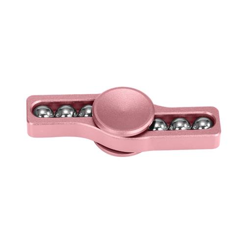 Fidget Hand Spinner Metal Bi-spinner Pink