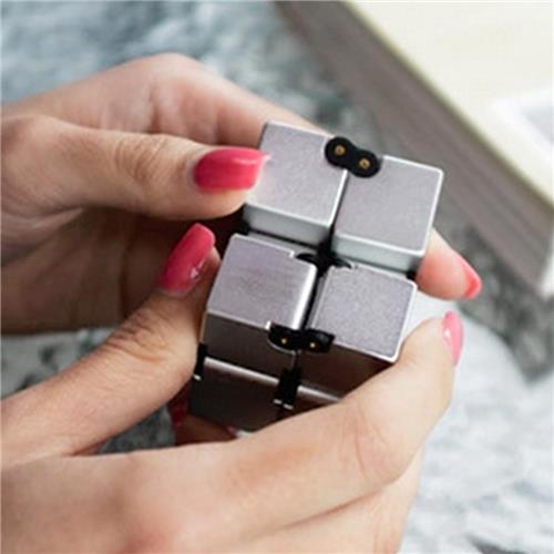 Infinity Cube Fidget Toy Black