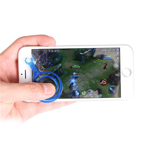 Transparent 2Pcs Game Controller Touch Screen Joystick
