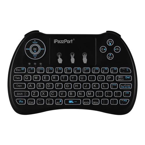 IPazzport Wireless Keyboard 2.4G Touchpad 3-color Back