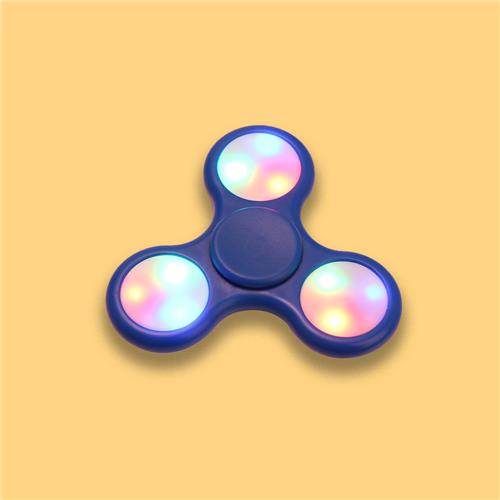 Fidget Hand Spinner RGB LED Light Blue