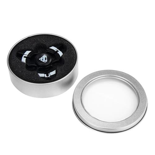 Fidget Hand Spinner Superman Zinc Alloy Black