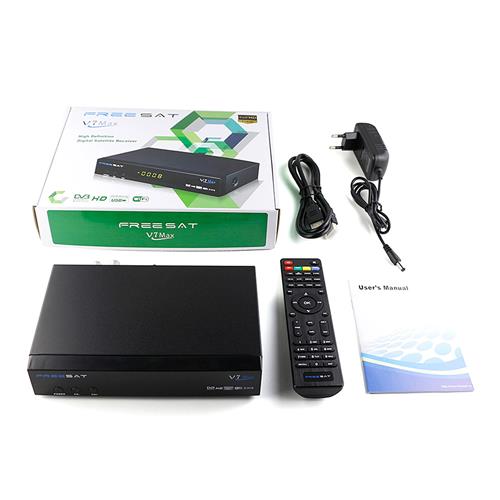 FREESAT V7 Max DVB-S2 Set Top Box+Freesat USB WiFi Dongle
