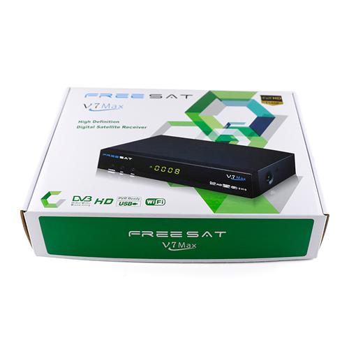 FREESAT V7 Max DVB-S2 Set Top Box+Freesat USB WiFi Dongle