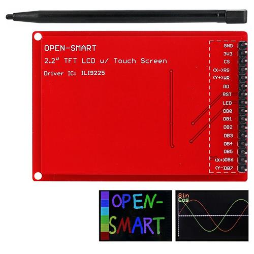 2.2 Inch TFT LCD Touch Screen Breakout Board for Arduino