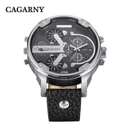CAGARNY 6820 Sport Watch Cortical Strap White+Black