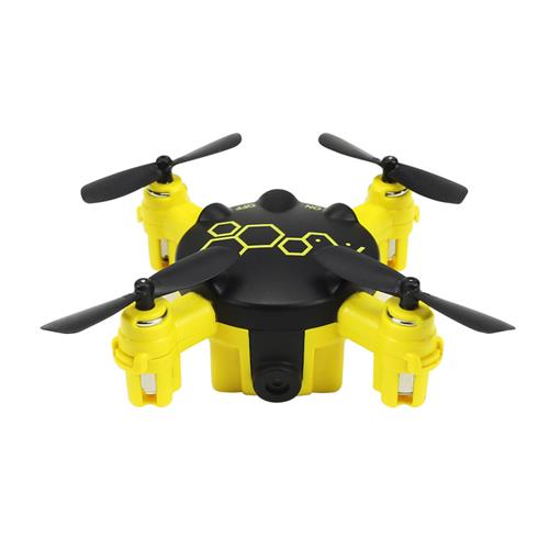 FQ777 FQ04 Beetle Mini Pocket Drone with Camera RTF Yellow