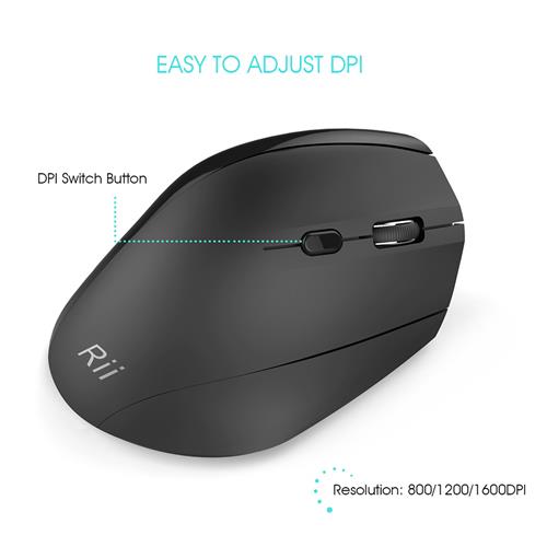 Rii RM 300 Wireless Mouse Black