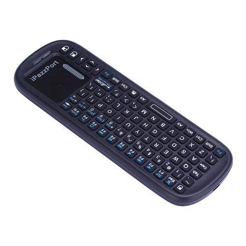 iPazzPort KP19RS Keyboard IR Control Touchpad Black