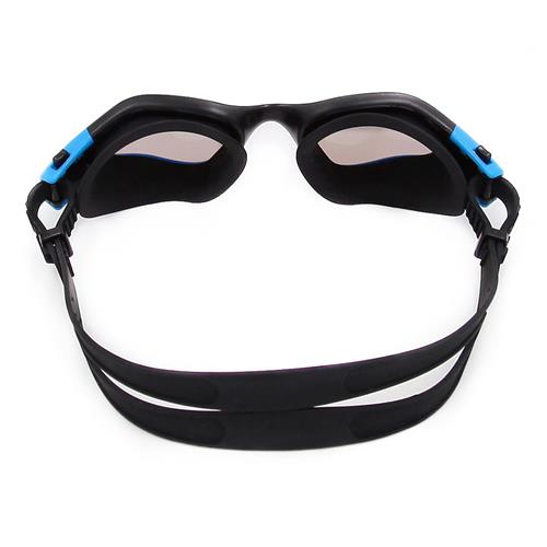 Whale CF-7202 Mirrored Adult Swimming Gogglegs Blue