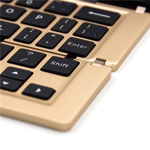F18 Wireless Bluetooth Ultra-thin Keyboard Gold