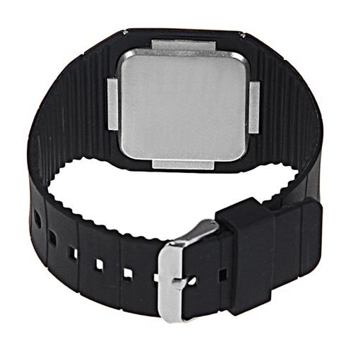 Makibes Touch Screen LED Watch with Red Light Rectangle Dial