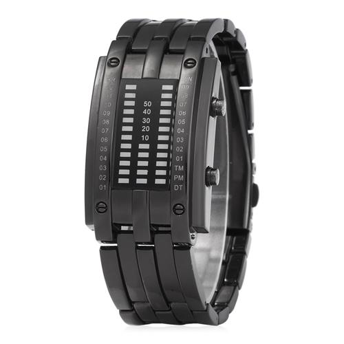 LED Digital Watch for Women Black
