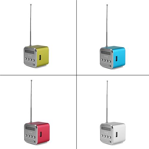 Mini Portable Micro USB Speaker Blue