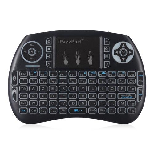 iPazzPort KP-810-21SDL Mini Wireless Keyboard Black