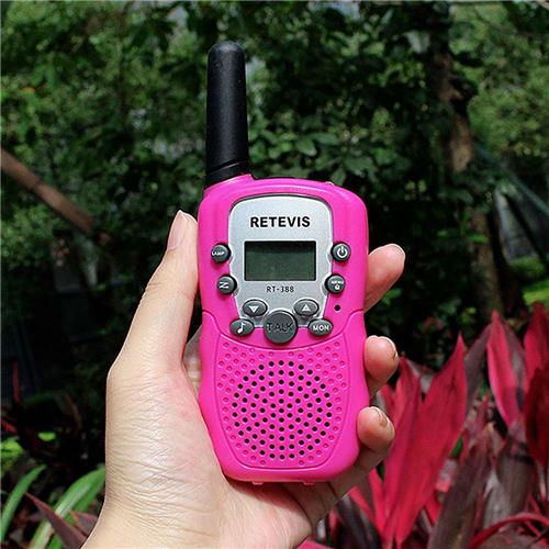 Retevis RT-388 Kids Walkie Talkie Pink