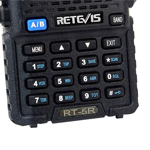 Retevis RT 5R Walkie Talkie Black