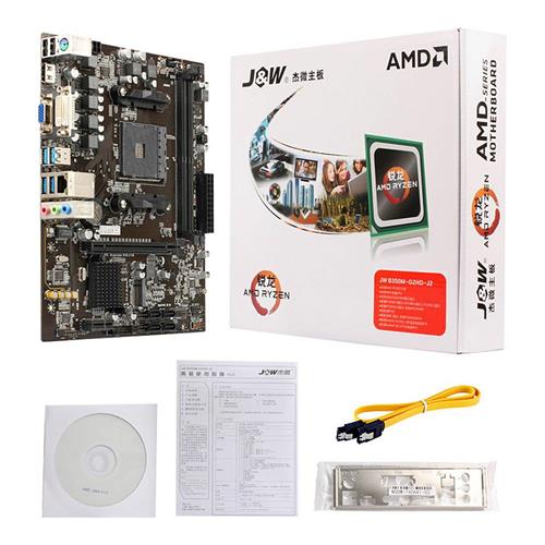J&W B350M-G2HD-J2 Desktop Motherboard
