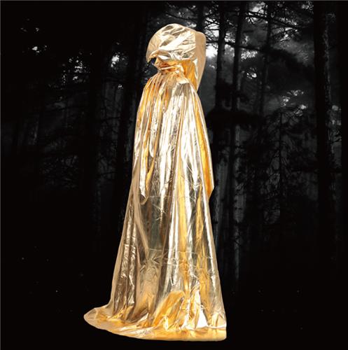 Halloween Cosplay Cloak Gold