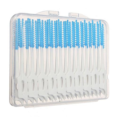 40PCS Interdental Teeth Floss Brush