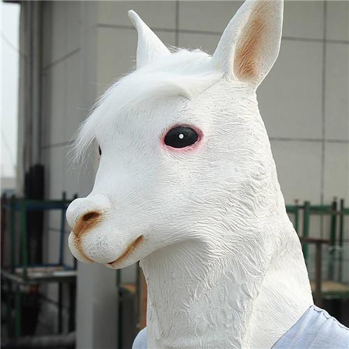 Alpaca Halloween Mask for Halloween and Cosplay Costume Party