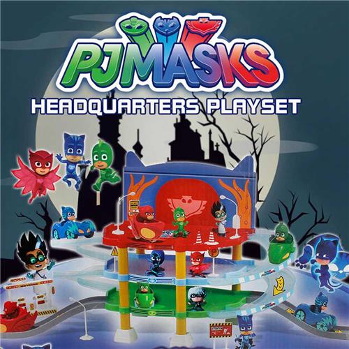 PJ Masks Action Figure Toys with Car Track PJ Masks Action Figure Toys with Car Track
