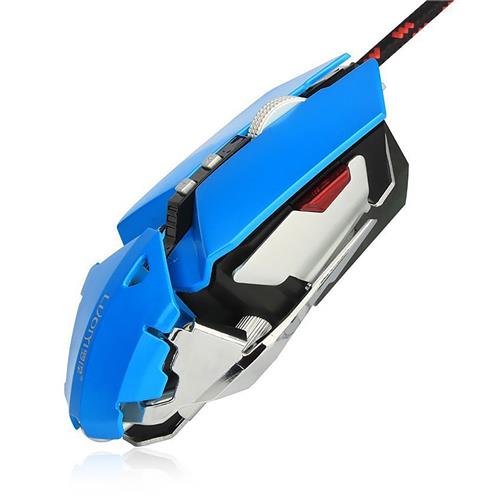 Luom G50 Wired Programmable Mechanical Mouse Avago A5050 9 Keys