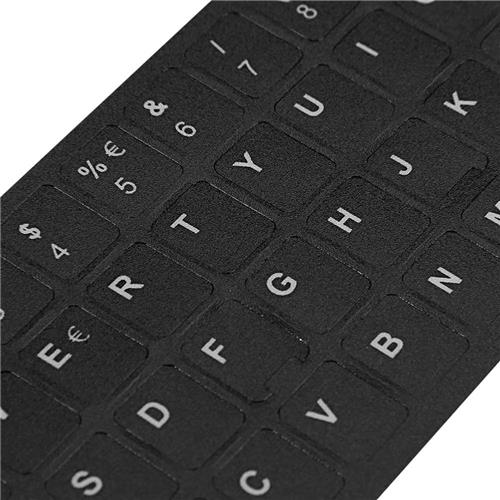 Keyboard Italian Layout Sticker Black