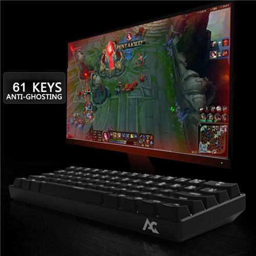 ACGAM AG6X Wired Mechanical Keyboard Full Keys Programmable