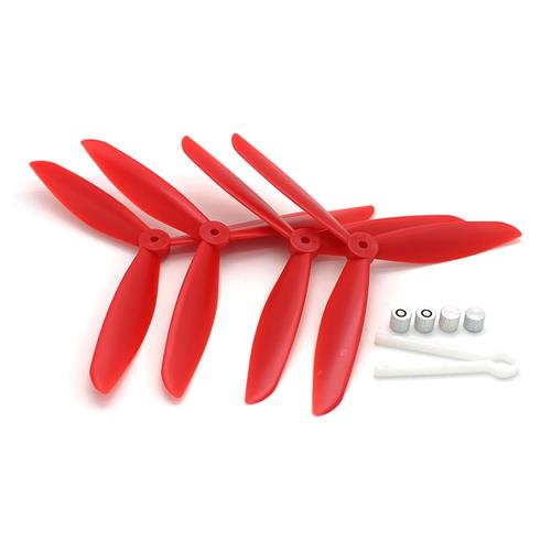 MJX Bugs 2 B2C B2W 3-Blade Propeller 2Pair Red
