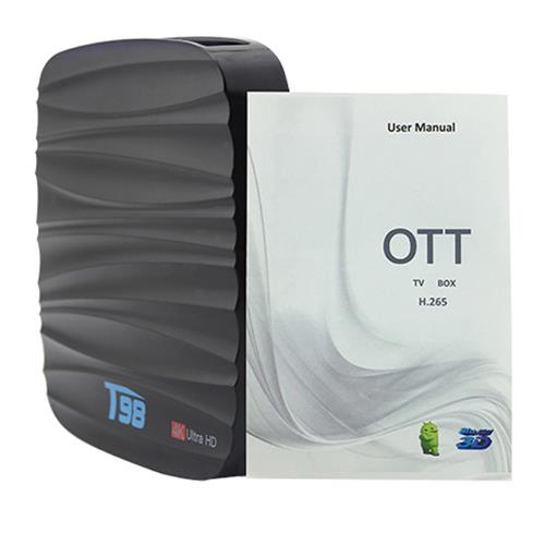 T98 Android 7.1 2GB/16GB RK3328 KODI 17.4 4K TV BOX 2.4G/5G WIFI LAN ...