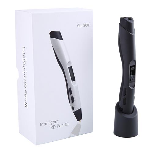 SUNLU SL-300 Professional 3D Printing Pen with OLED Display - Gray